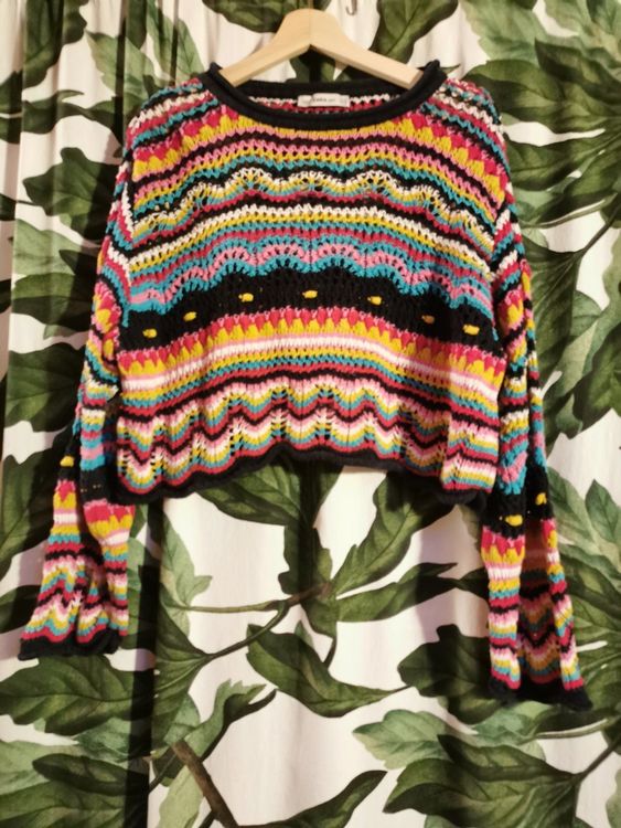 Zara knit pullover S bunt | Kaufen auf Ricardo