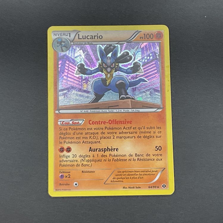 Lucario Holo Pokemon Karte 64/99 | Kaufen auf Ricardo