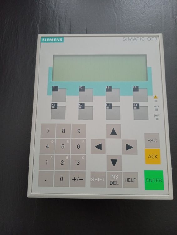 Siemens SIMATIC Operator Panel OP7-DP / 6AV3607-1JC20-0AX1 (Gebraucht ...