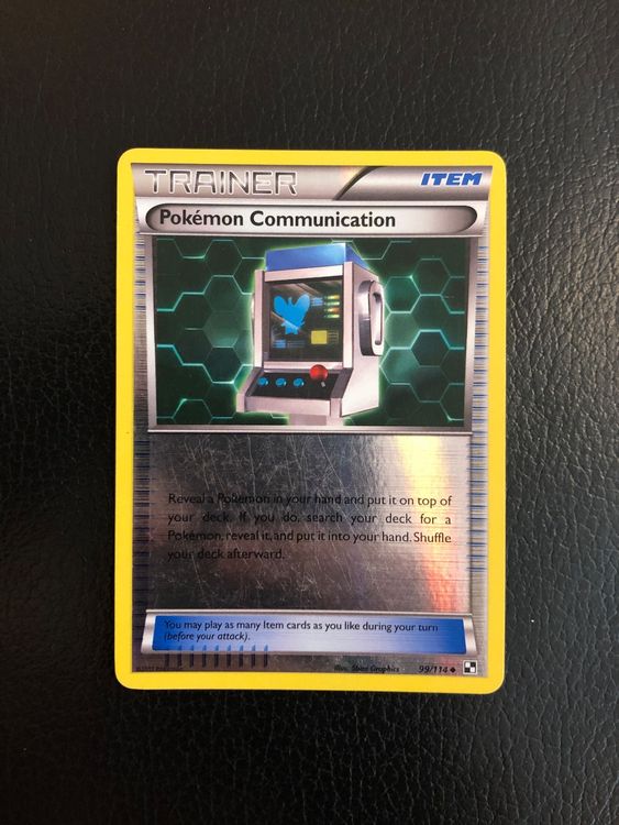 Black & White - Pokémon Communication reverse 99/114 Ab 1 (Gebraucht ...