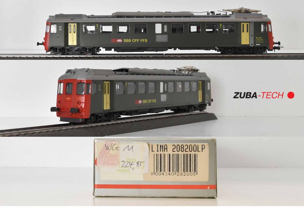 Lima 208200LP E-Triebwagen RBe 4/4 SBB H0 GS Analog mit OVP (Gebraucht) in St. Gallen für CHF 83 ...