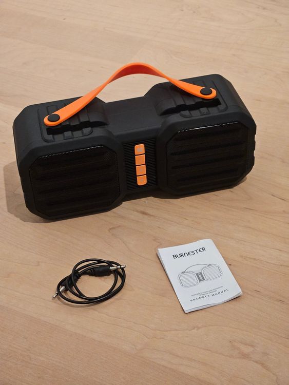 Burnester Bluetooth Lautsprecher mit Handy Halterung (Gebraucht) in ...