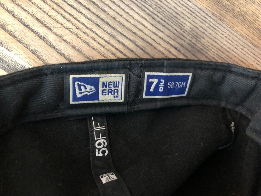 Retro New Era Cap BS 59fifty schwarz black Baseballcap | Kaufen auf Ricardo