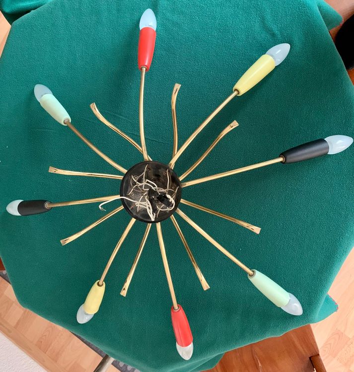 Deckenlampe Sputnik, Spider 50er Jahre? | Kaufen auf Ricardo