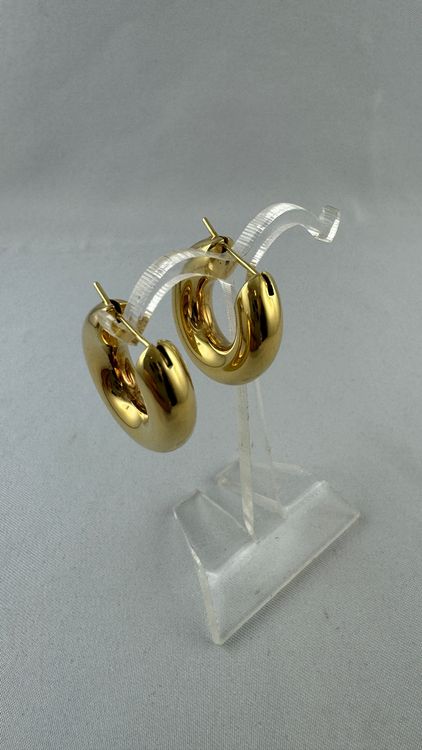 Ohrringe / Creolen in 750 Gold / 18 Karat | Kaufen auf Ricardo