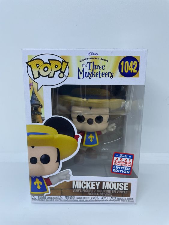 Funko Pop Mickey Mouse The Three Musketeers 1042 SUMMER | Acheter sur ...