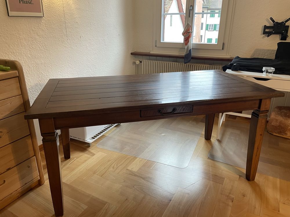Massiver Holztisch mit Schublade - Success Collection (Gebraucht) in Kaiserstuhl AG für CHF 150 ...