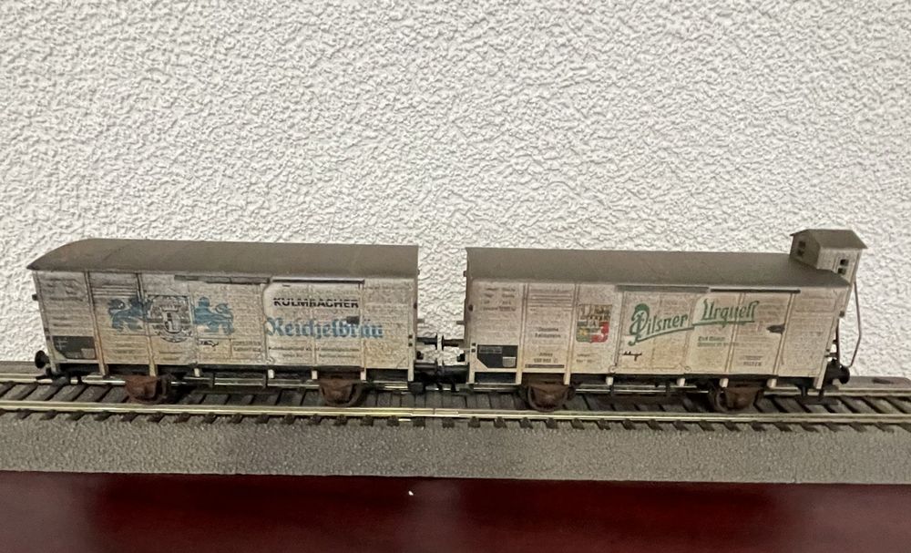 Fleiaschmann HO DRG 2x Bierwagen 5357K + 5362K (Gebraucht) in Le ...