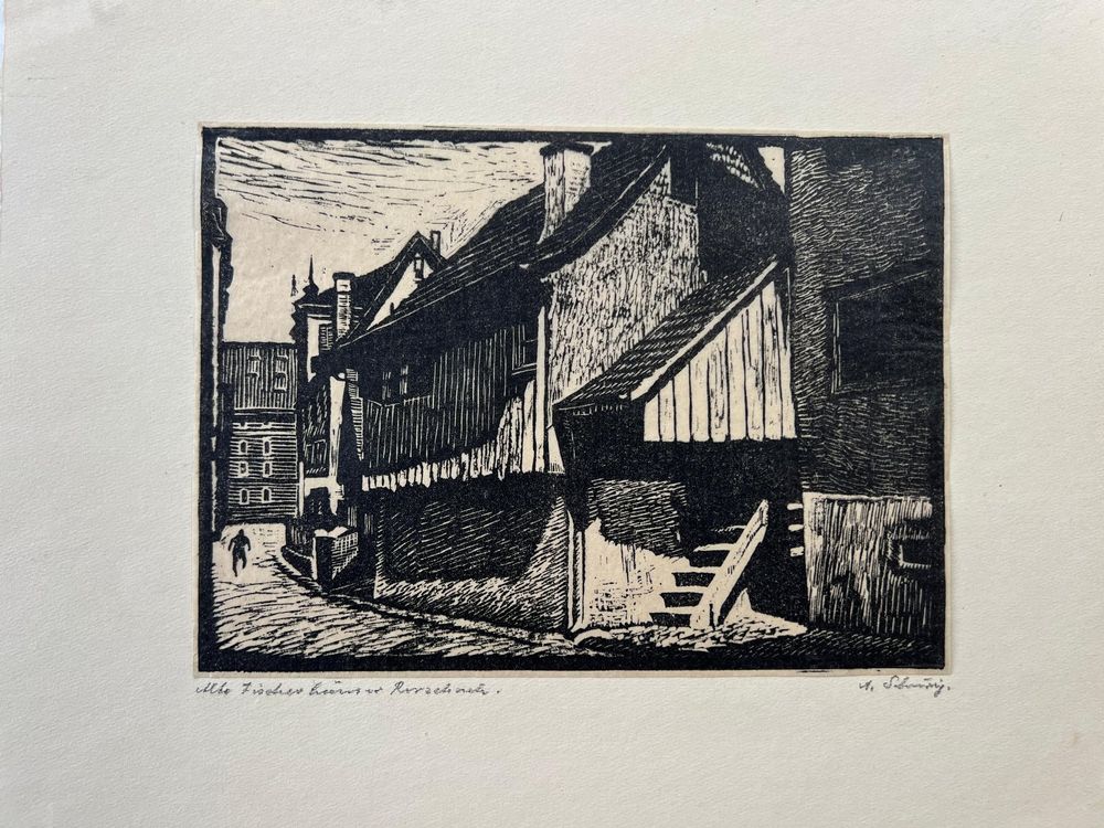 Heinrich HERZIG (1887-1964) Holzschnitt Handsigniert | Kaufen auf Ricardo
