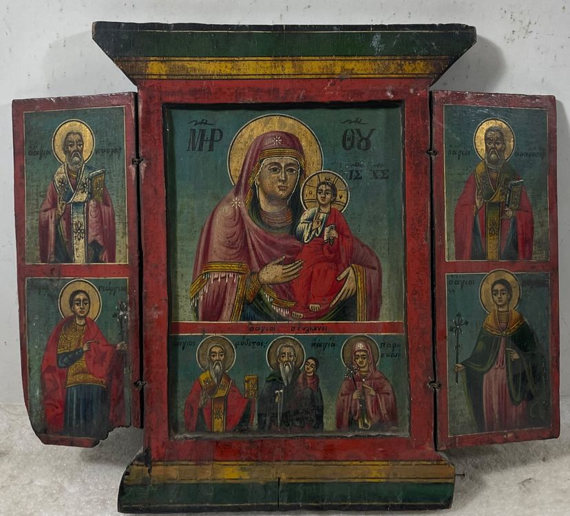 Antike Heilige Ikone mit Top Malerei (Gebraucht) in Root für CHF 234 – mit Lieferung auf Ricardo ...