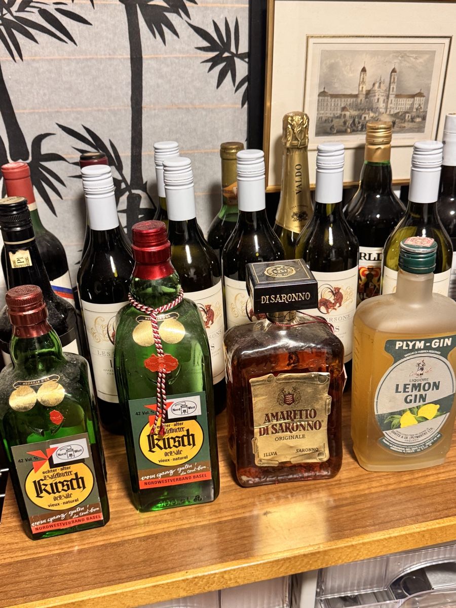 Diverse Spirituosen Sammlung - Wein, Gin, Kirsch & Co! (Gebraucht) in ...