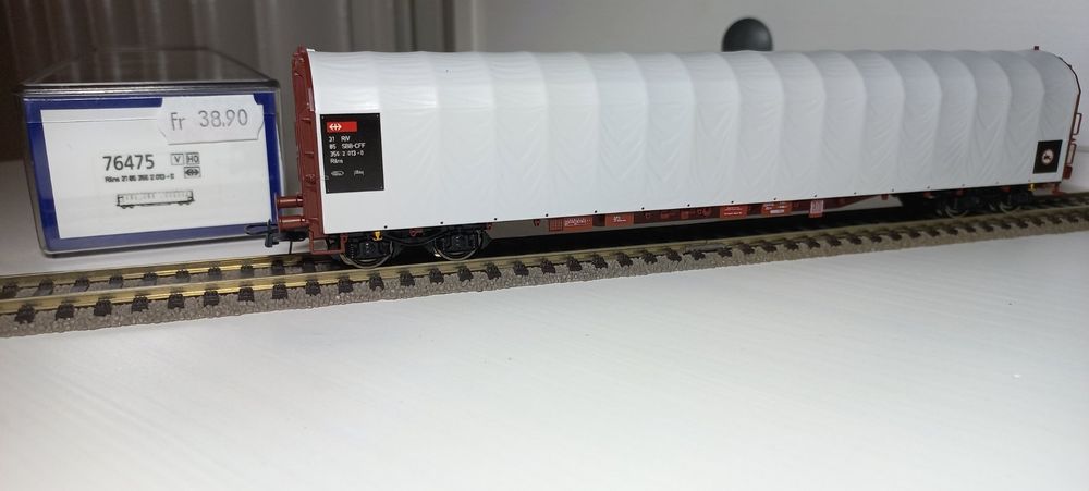 Roco 47606 SBB Rilns Schiebeplanenwagen H0 1:87 DC | Acheter sur Ricardo