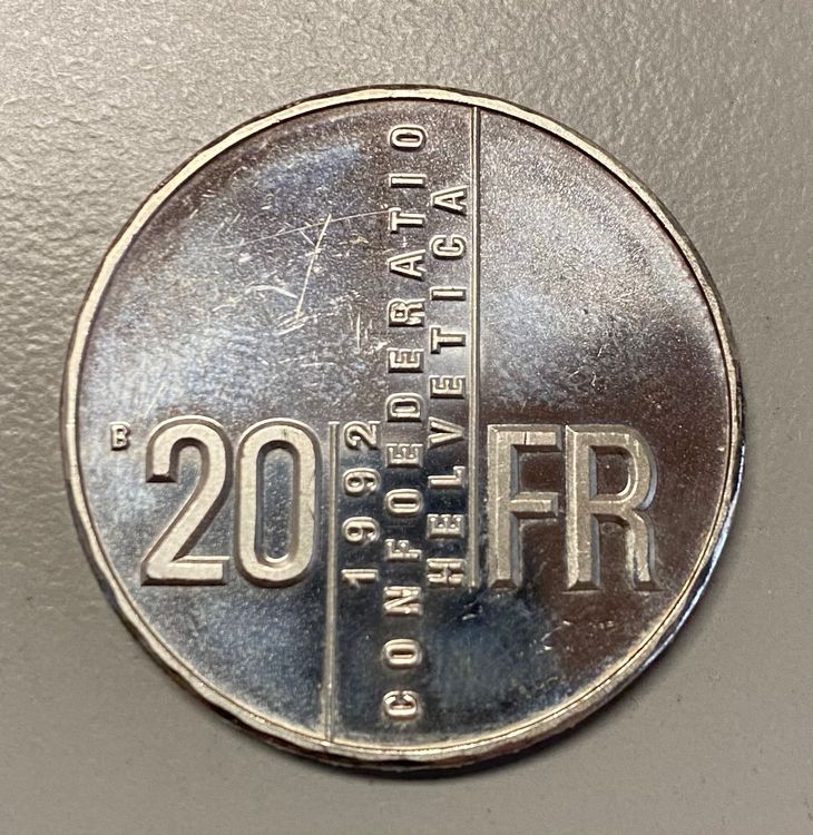 20 Franken Gedenkmünze | Kaufen auf Ricardo