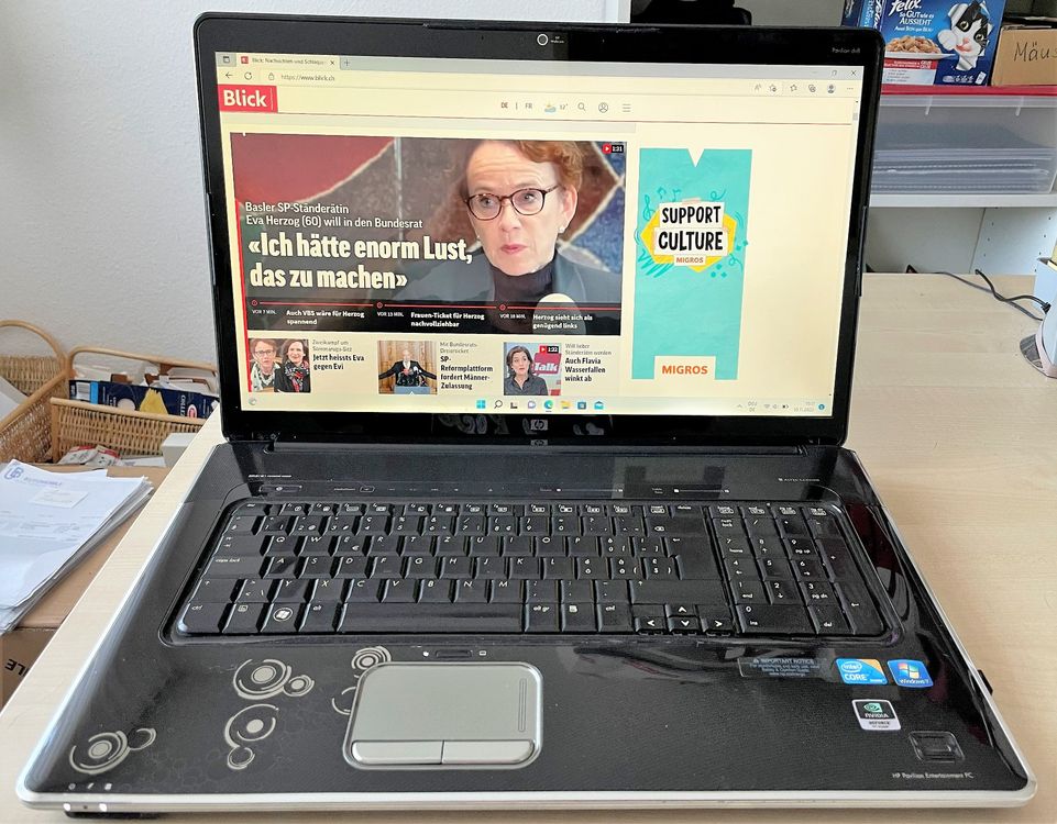 HP Pavilion dv8 │8 GB RAM│i7 Core│650 GB HDD (Gebraucht) in Allschwil für CHF 112 – mit ...