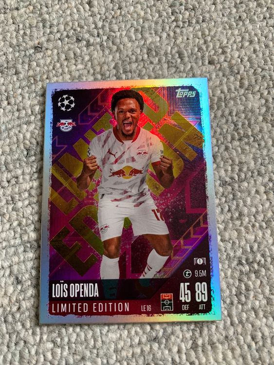 Lois Openda Limited Edition Match Attax 24/25 | Acheter sur Ricardo