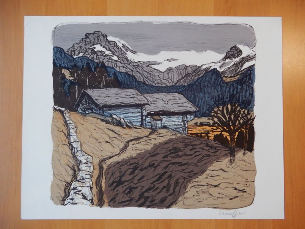 Fred STAUFFER (1892-1980) Lithografie (Gebraucht) in Emmenbrücke für CHF 99 – mit Lieferung auf ...