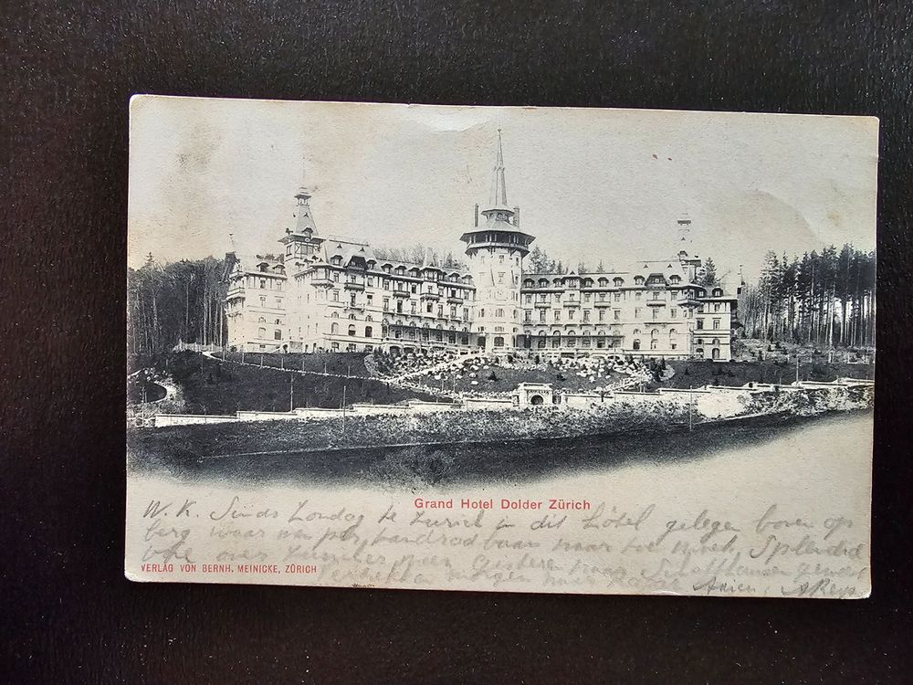 PK Postkarte Grand Hotel Dolder Zürich (Gebraucht) in Dallenwil für CHF 5 – mit Lieferung auf ...