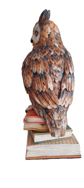 Eule aus Holz von P. Demetz, 36 cm hoch, lasiert (Gebraucht) in Uitikon Waldegg für CHF 200 ...