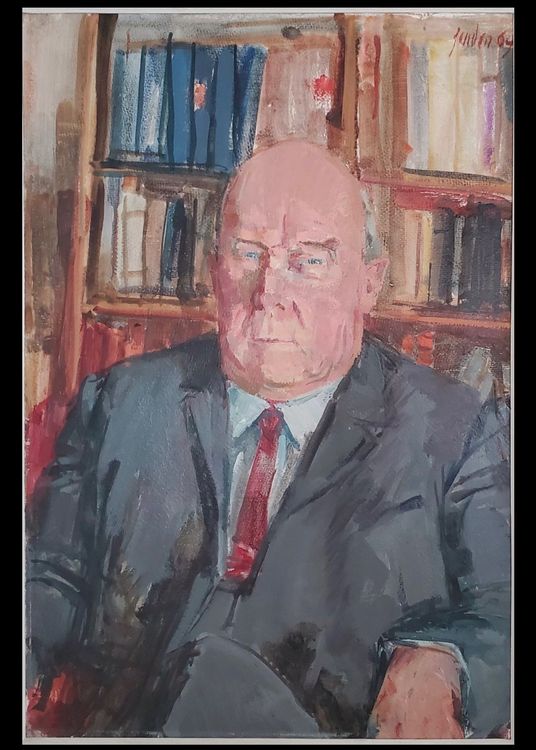 RUDOLF ZENDER - Portrait Mannes Ölgemälde sign u. datiert (Gebraucht ...