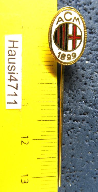 ACM 1899 AC MILAN FUSSBALL GOLDENE ANSTECKNADEL | Kaufen auf Ricardo