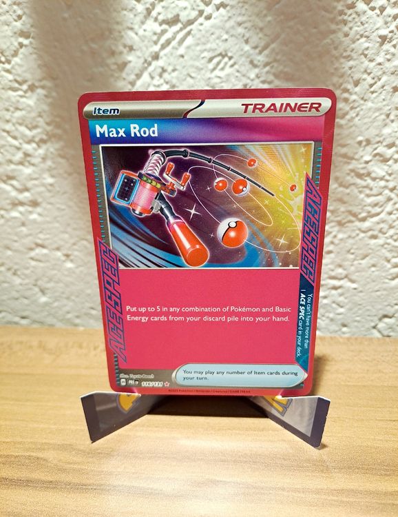 Max Rod Ace Spec 116/131 Prismatic Evolutions (Neu (gemäss Beschreibung ...