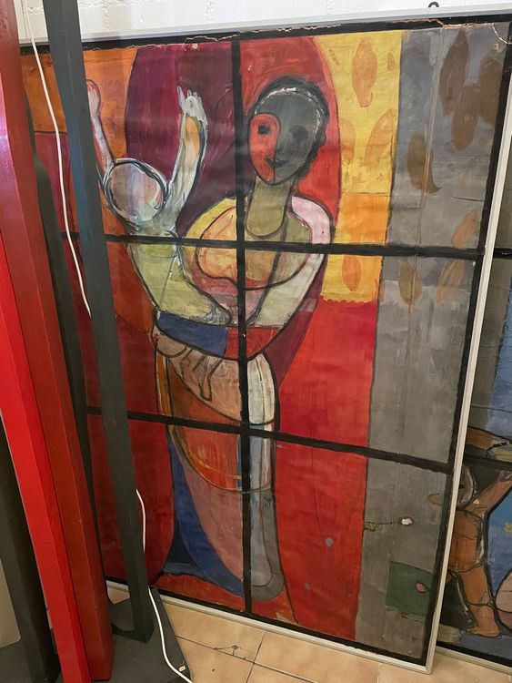 Die Mütter, Glasfensterentwürfe von Otto Steiger | Kaufen auf Ricardo