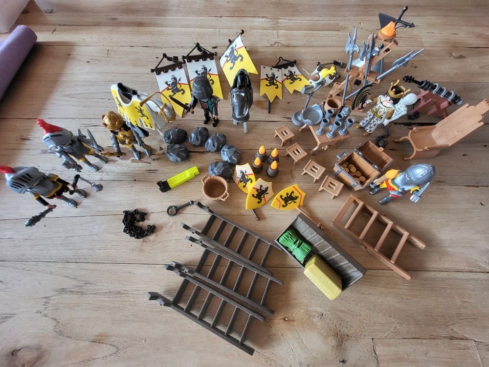 PLAYMOBIL 4865 - Große Löwenritterburg + Sets 5409 & 5493 | Kaufen auf ...