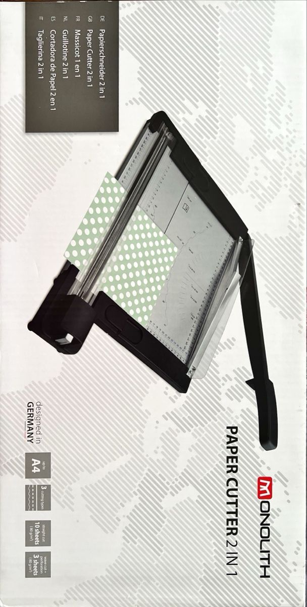 Monolith Papierschneider 2 in 1 A4 - Top Zustand! ️📐 (Neu und ...