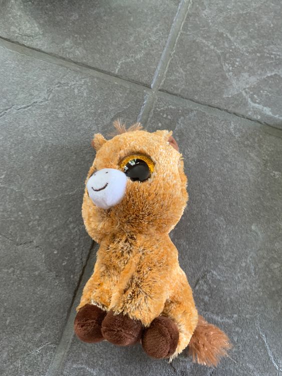 Ty Beanie Boo's Pferd Goldie, Glitzeraugen, Top Zustand! (Neu (gemäss ...