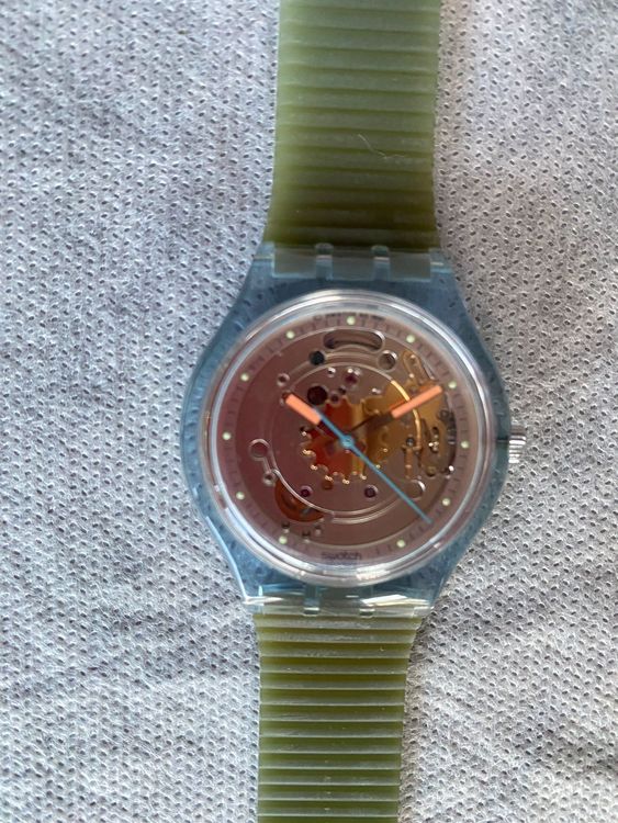 Vintage 1991 Swatch Automatic SAN100 Blue Matic | Kaufen auf Ricardo