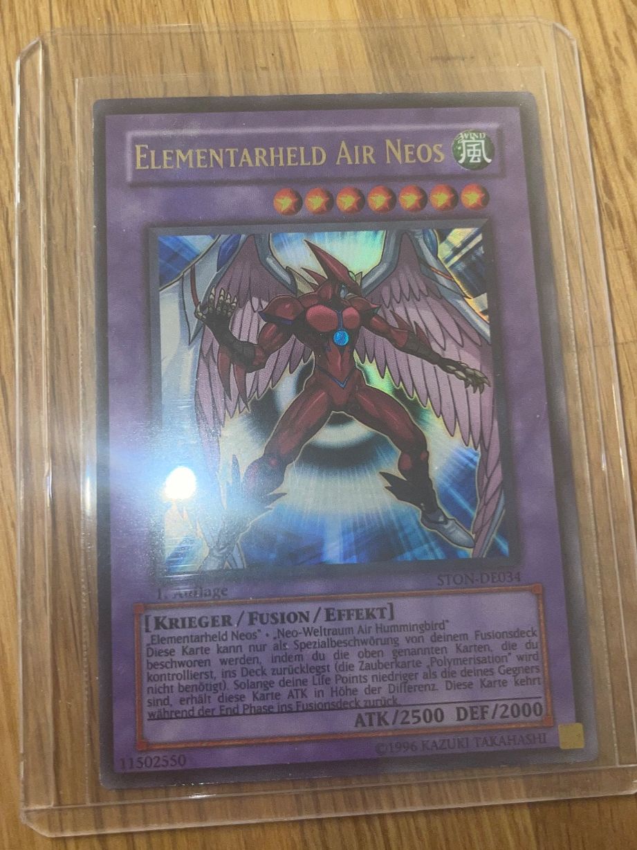 ⚡️Elementarheld Air Neos⚡️ 1. AUFLAGE - STON-DE034 YuGiOh (Neu (gemäss ...