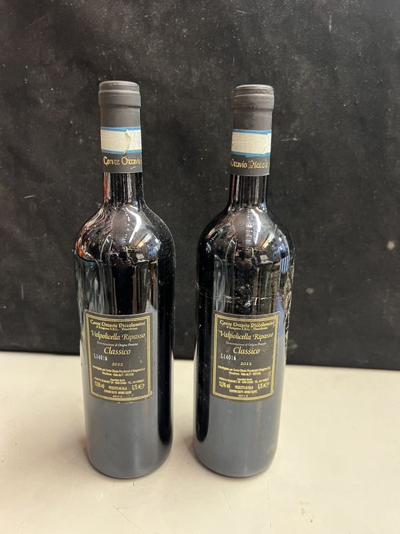 2x VALPOLICELLO RIPASSO 2012 VIN ROUGE 🍷 ITALIEN 🇮🇹 (Neu (gemäss ...
