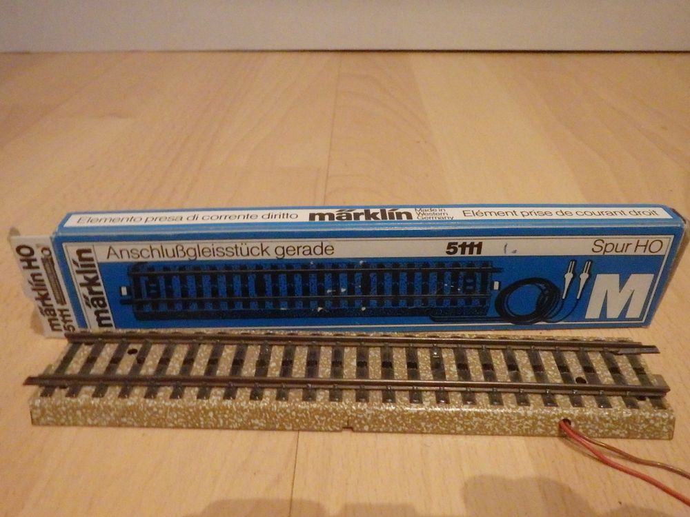 Märklin H0 Anschlussgleistückgerade - Art.nr. 5111 (Gebraucht) in ...