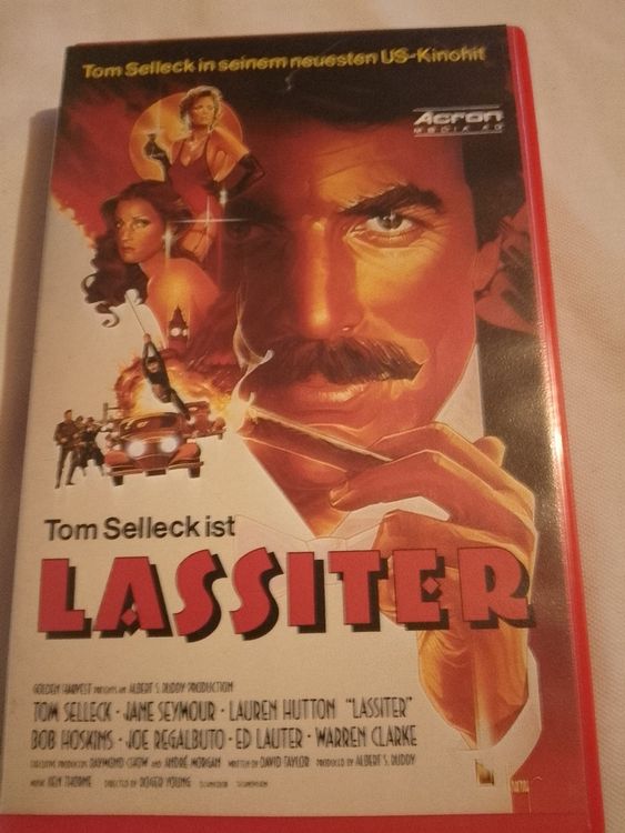 Lassiter (USA 1984) mit Tom Selleck Acron Media VHS A-1001 | Kaufen auf ...