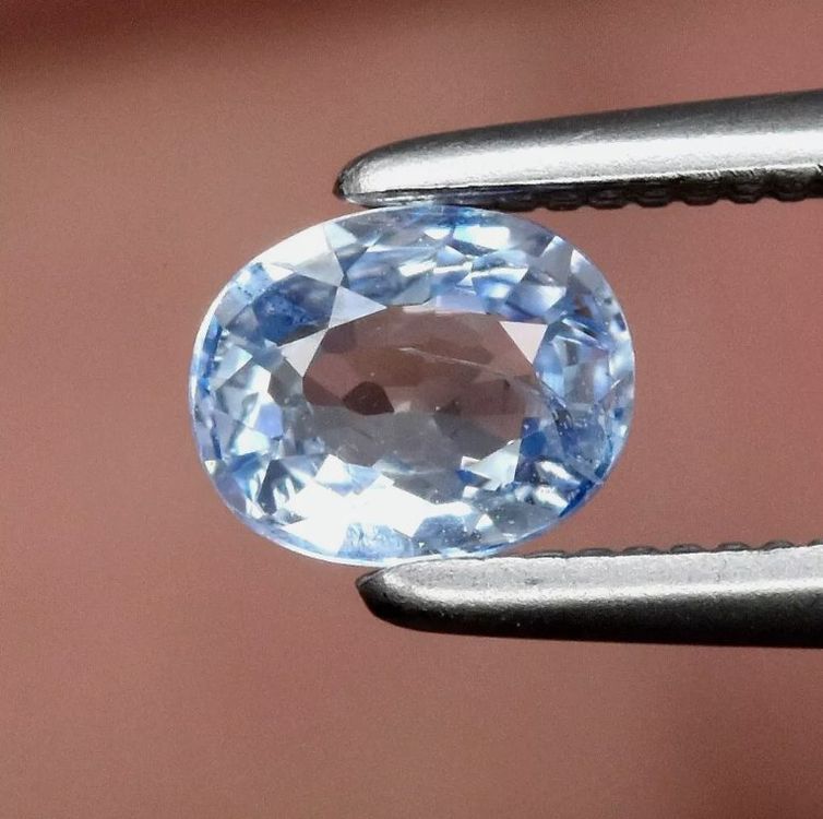 0.42ct Natur Saphir Edelstein aus Ceylon real gemstone (Neu und ...