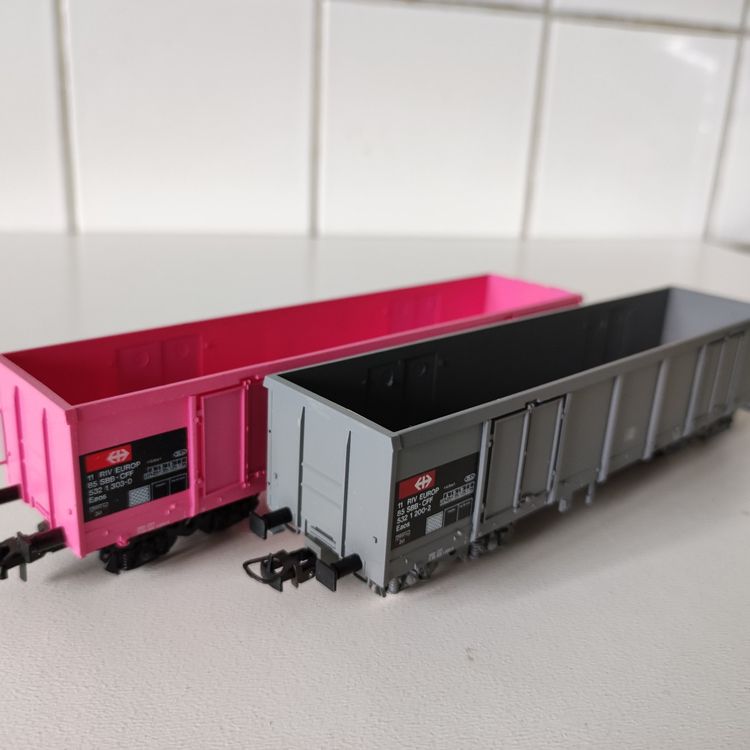 2 Stück Hochbordwagen SBB Eaos | Kaufen auf Ricardo