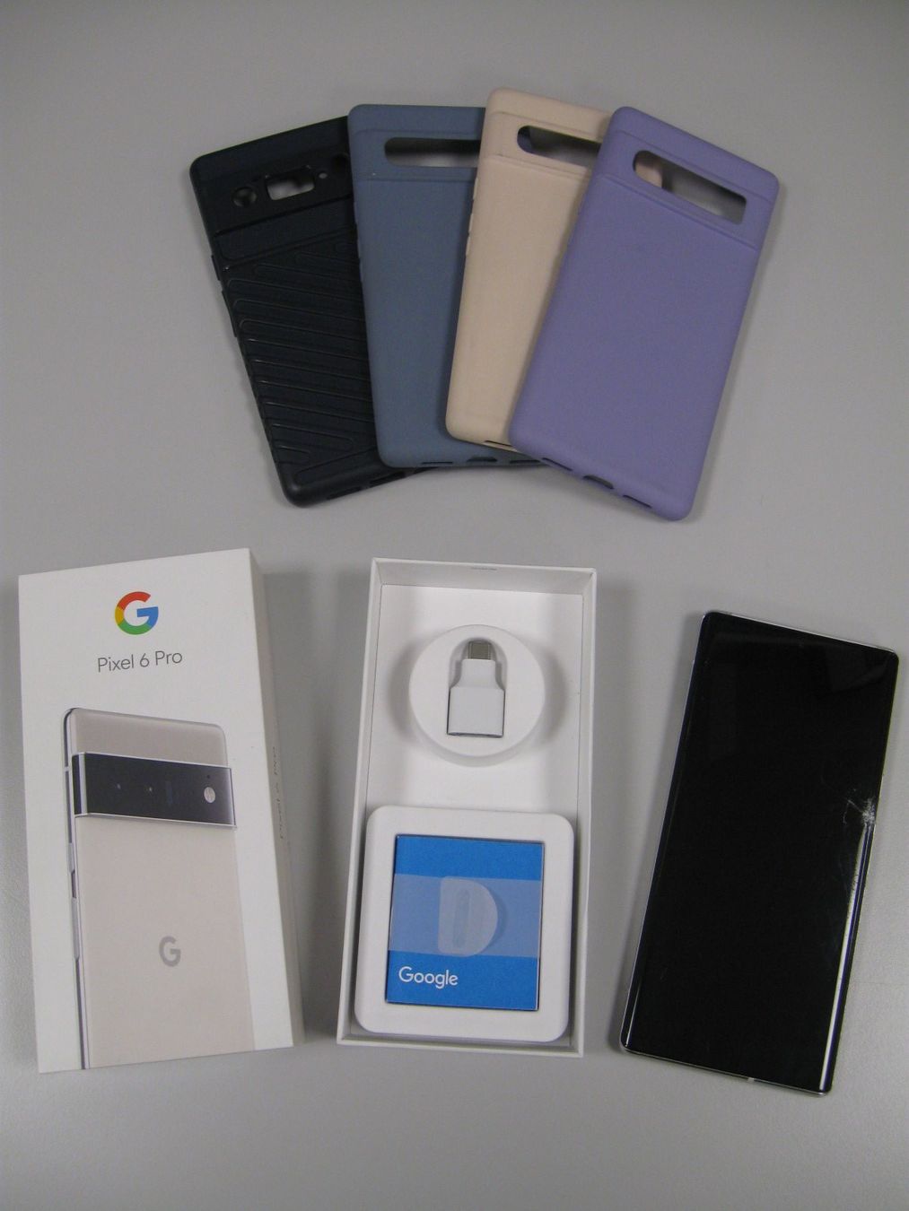 GOOGLE Pixel 6 Pro weiss 128GB Smartphone Display defekt (Defekt) in ...