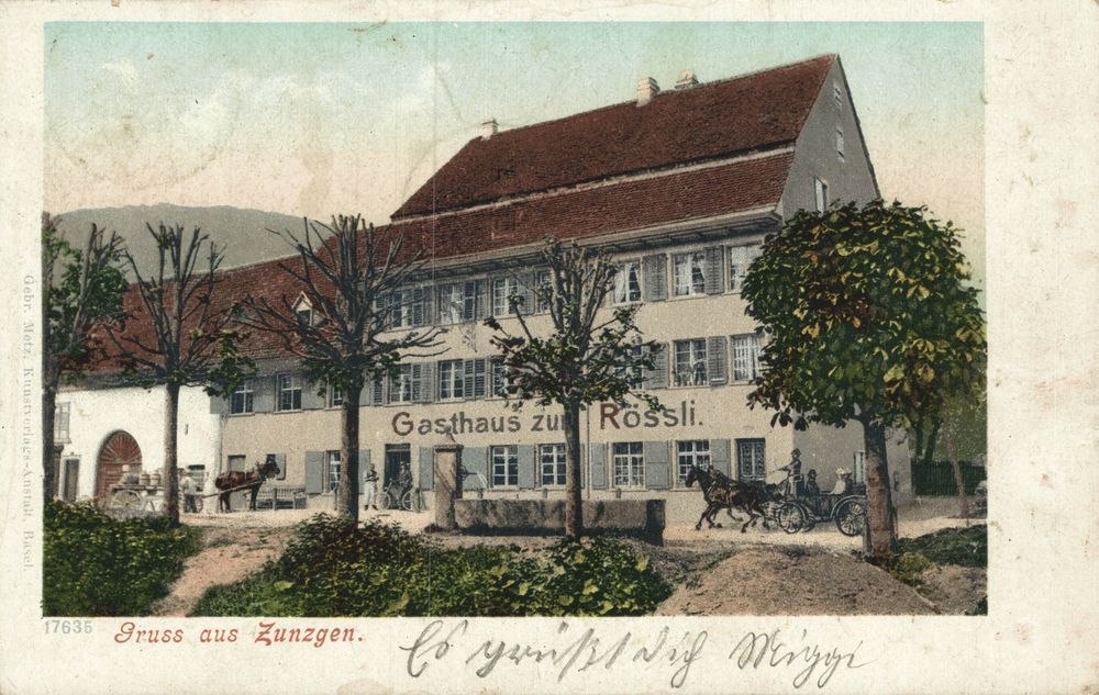 Gruss Aus Zunzgen Gasthaus Zum Rössli Kaufen Auf Ricardo