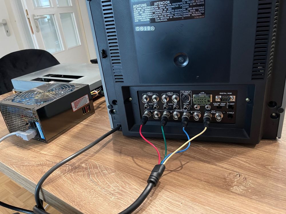 Sony PVM-1442 QM + supergun Arcade slot neo geo MVS +7 jeux | Acheter ...