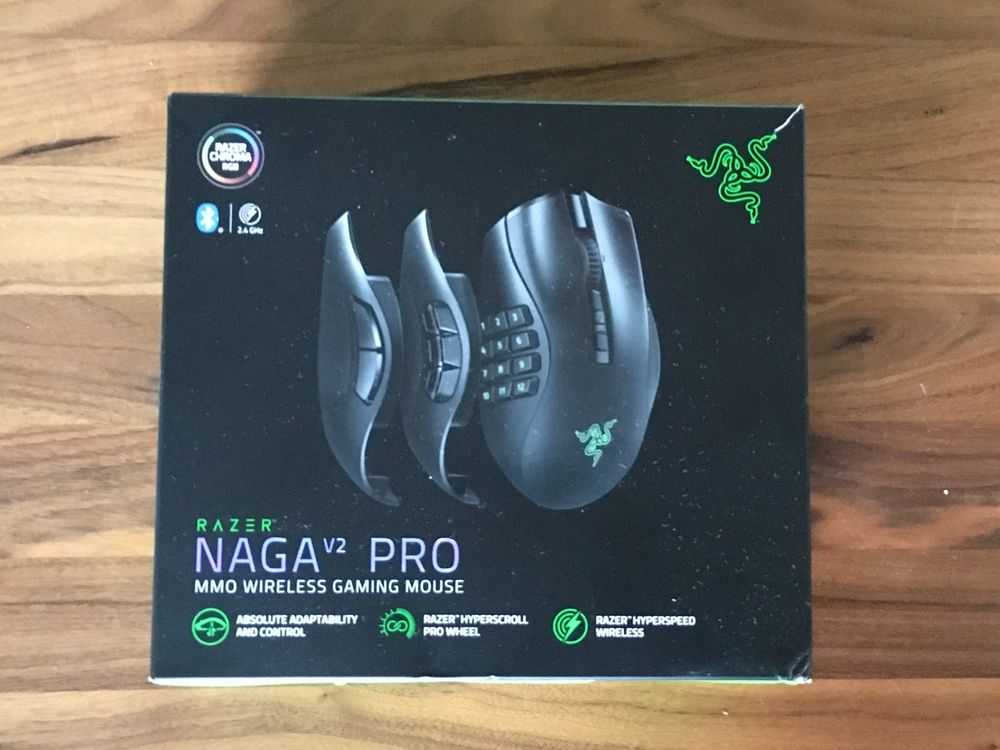 Razer Naga v2 Pro - MMO Wireless Gaming Mouse (Gebraucht) in Basel für ...