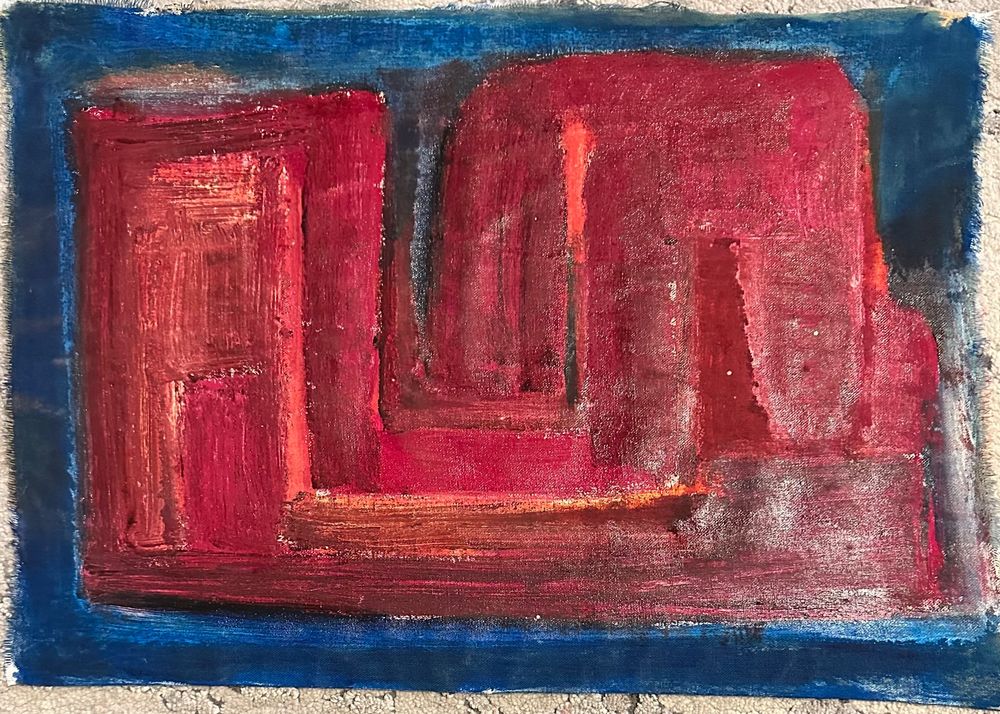 Abstrakte Mischtechnik aus Galeri Nachlass | Kaufen auf Ricardo