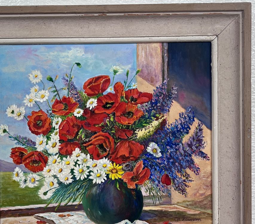 Alte Stilleben Gemälde Signiert Öl Auf Leinwand (Gebraucht) in Root für CHF 10 – mit Lieferung ...