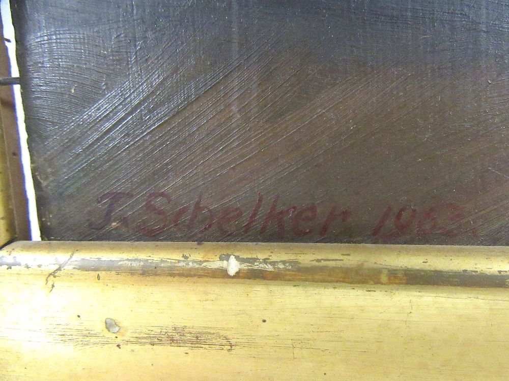 Gemälde / Bild von J. Schelker ,Schlafende Kinder' (Gebraucht) in für ...