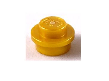 LEGO - 500x Pearl Gold Plate Round 1x1 - 4073 - NEW (Neu (gemäss ...