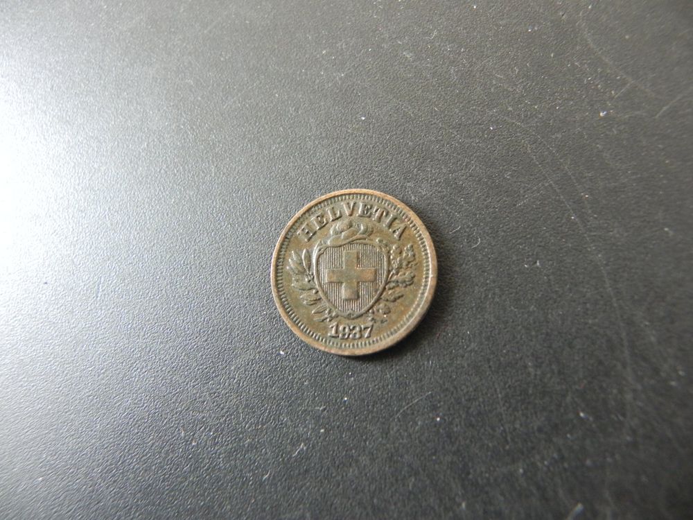 Schweiz 1 Rappen 1937 B (Gebraucht) in Biel/Bienne für CHF 0.5 – mit Lieferung auf Ricardo kaufen