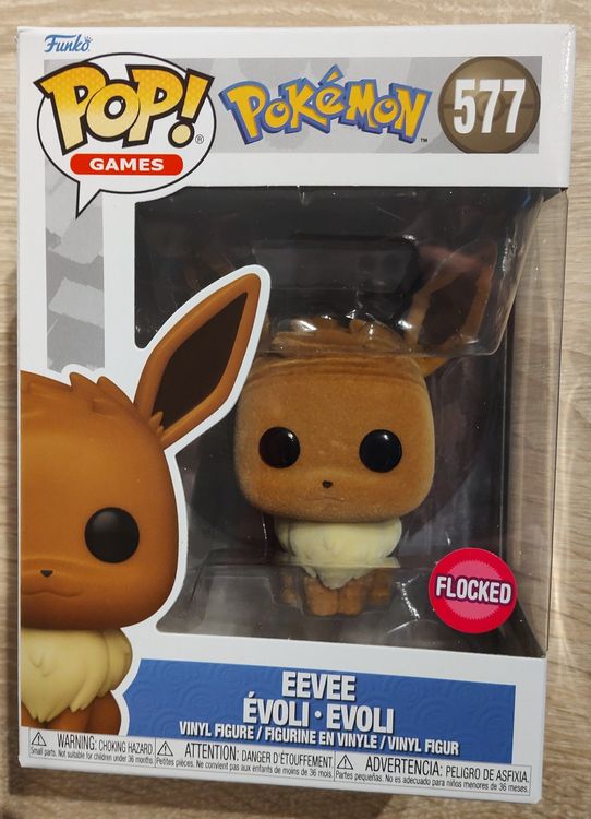 Pokémon Funko Pop Evolie 577 Flocked (EEVEE) Exclusive | Kaufen auf Ricardo