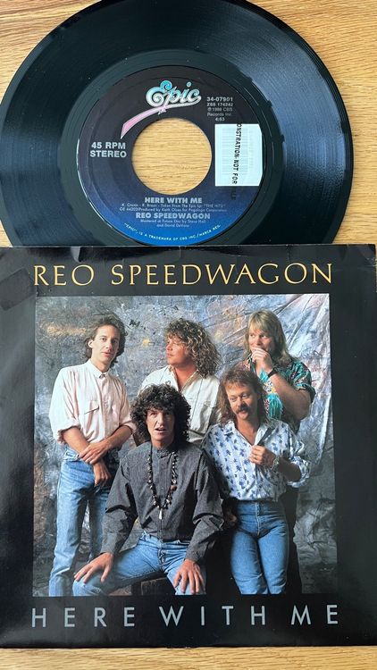 REO Speedwagon - Here With Me / 1. US-Press. 1988 - TOP | Kaufen auf ...