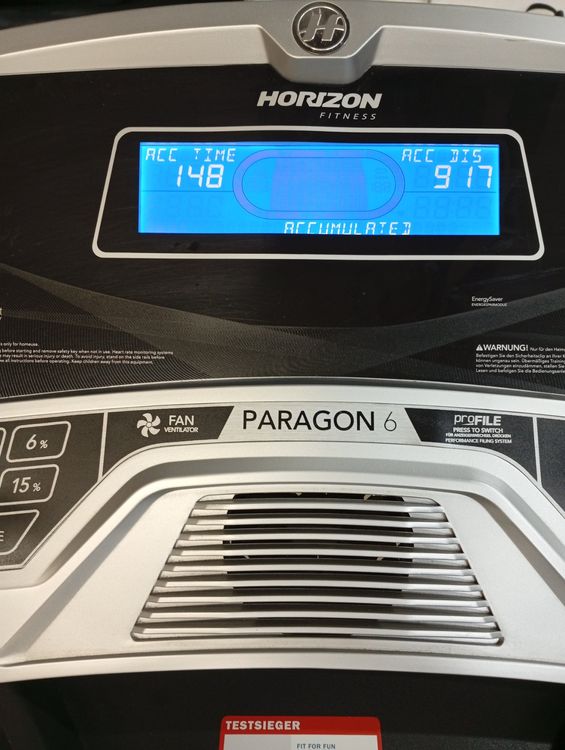 Horizon Fitness Paragon 6 Top Laufband 148 Stunden (Gebraucht) in ...