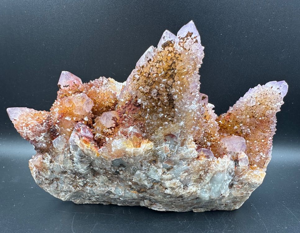 Kaktus Amethyst, Quarz auf Muttergestein, 970g schwer! (Neu und ...