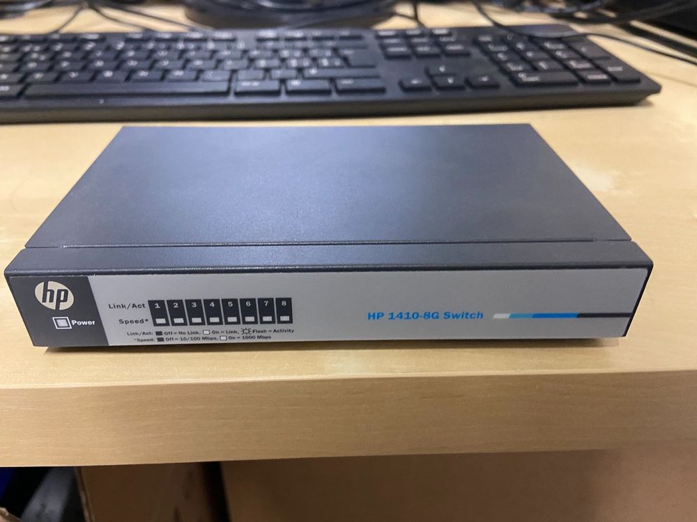HP 1410-8G Switch 1000 Mbits (Gebraucht) in Zollikofen für CHF 5 – mit ...